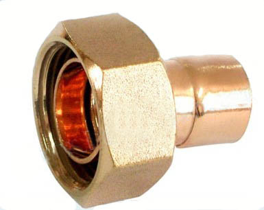 Copper straight tap connector (copper fitting, HVAC/R parts, ACR pipe ...
